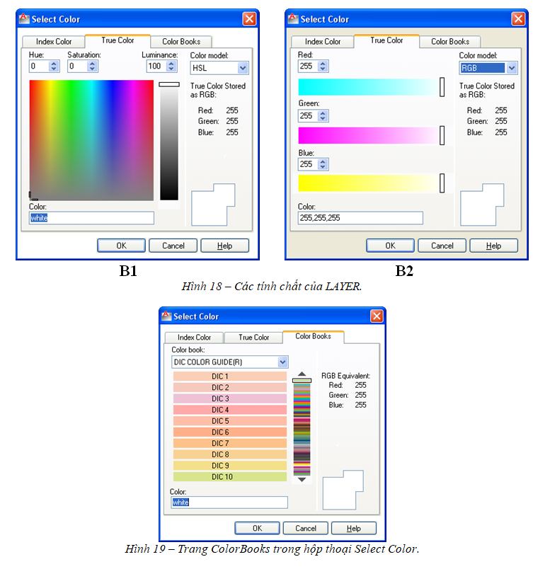 Hướng dẫn định dạng layer trong CAD